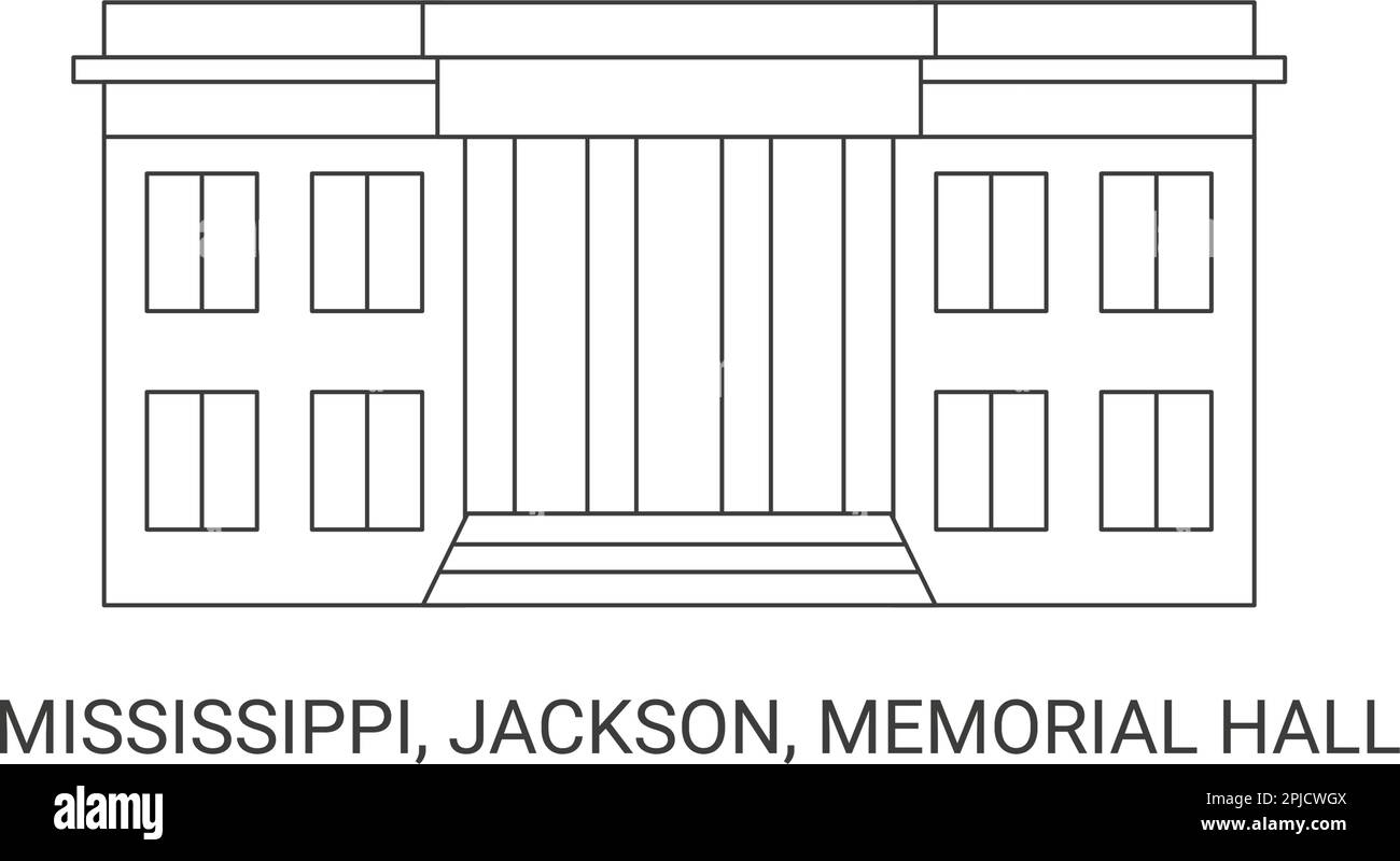 United States, Mississippi, Jackson, Memorial Hall, travel landmark ...