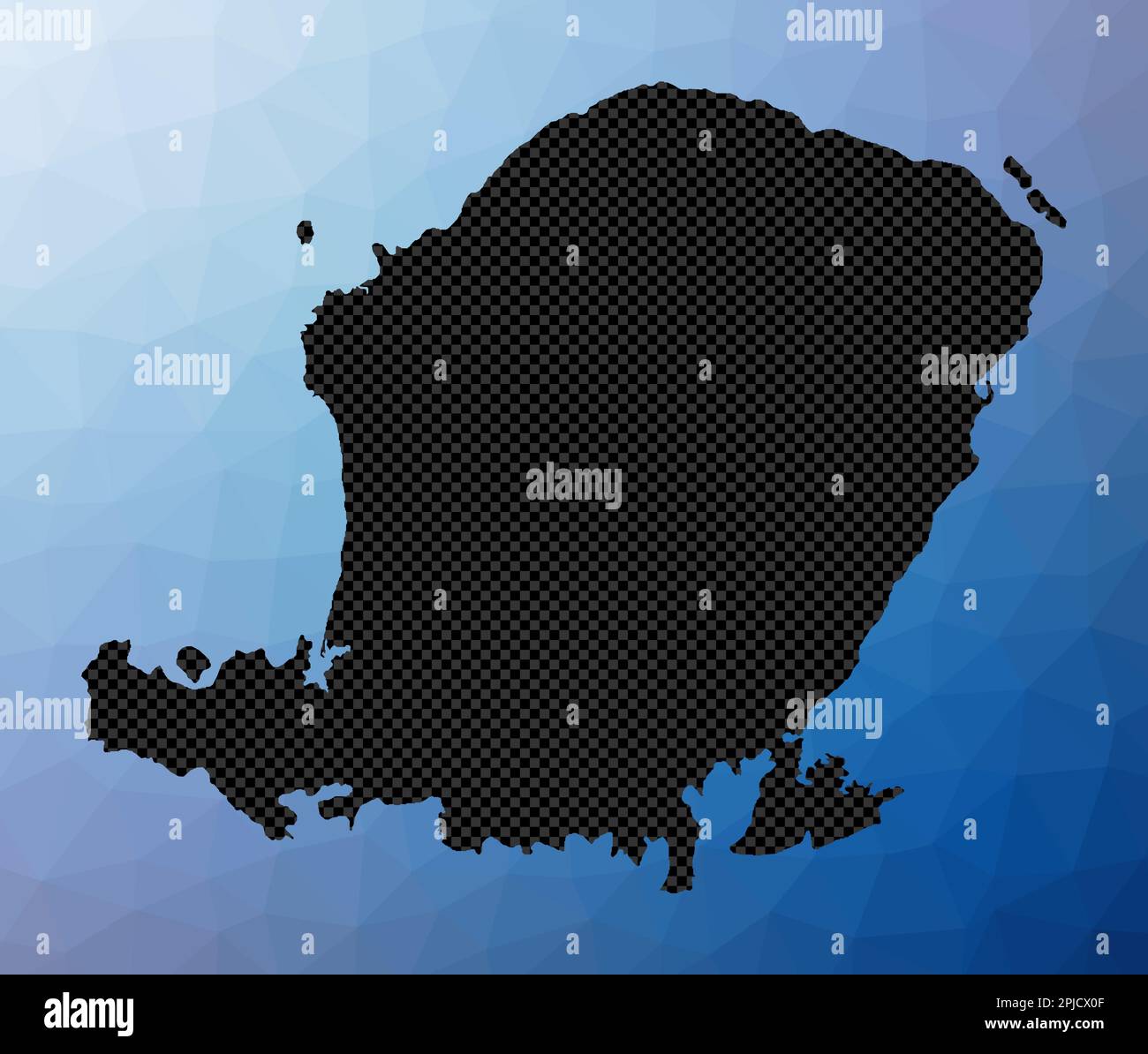 Lombok geometric map. Stencil shape of Lombok in low poly style ...