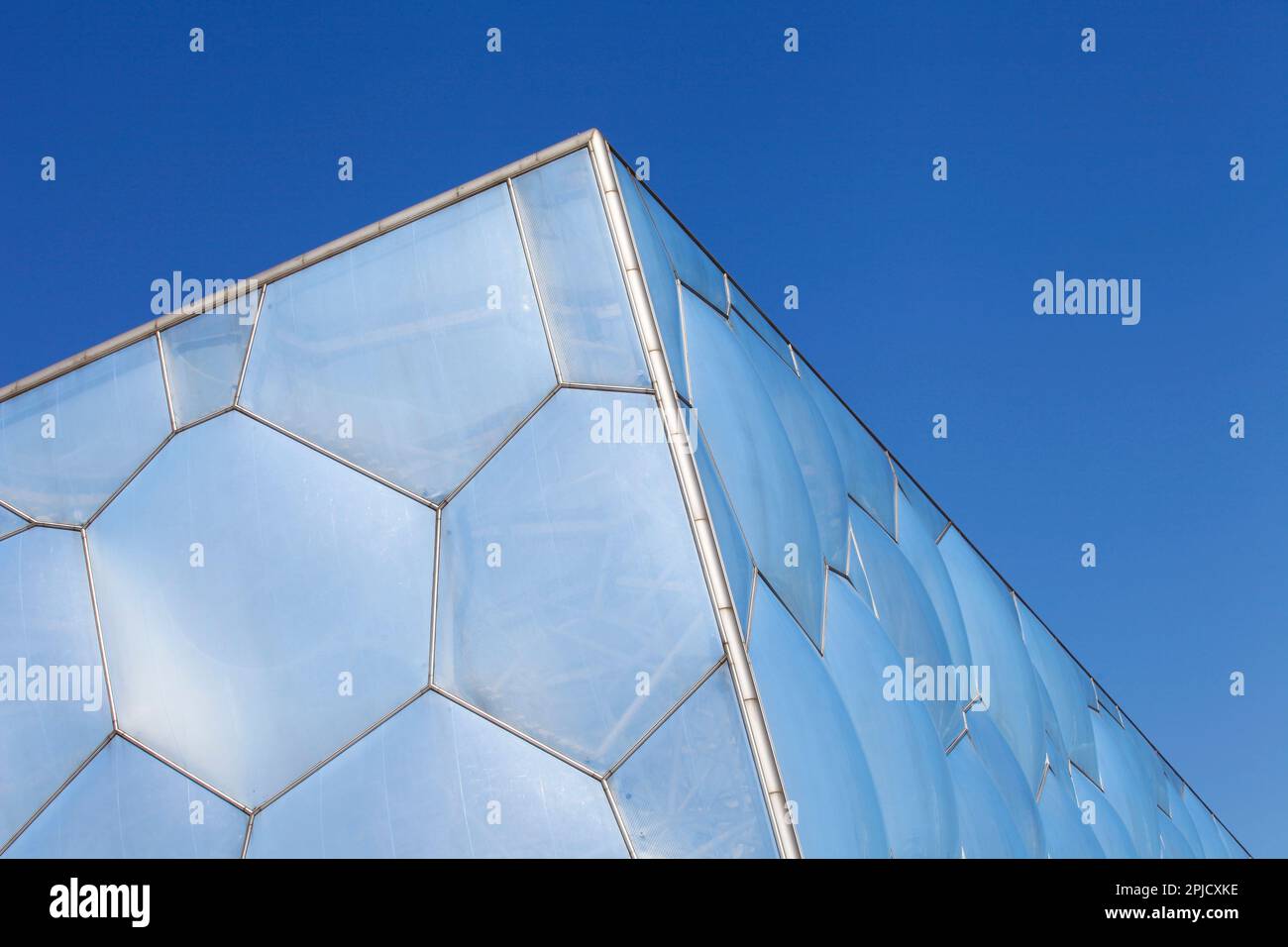 Water cube swimming pool local buildings Stock Photo - Alamy