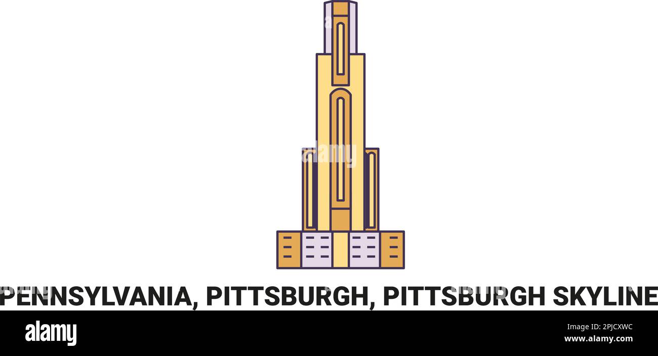 United States, Pennsylvania, Pittsburgh, Pittsburgh Skyline, travel ...