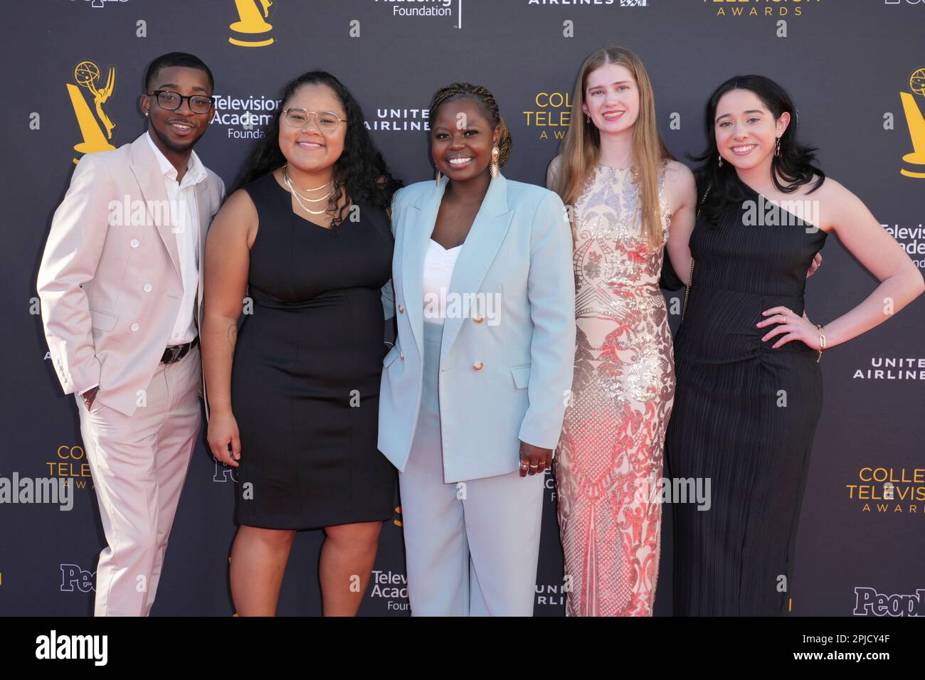 Keyshawn Reese, from left, Gabrielle Taylor, Bernice Ndegwa, Rebecca Kobik, and Julia Egan ...