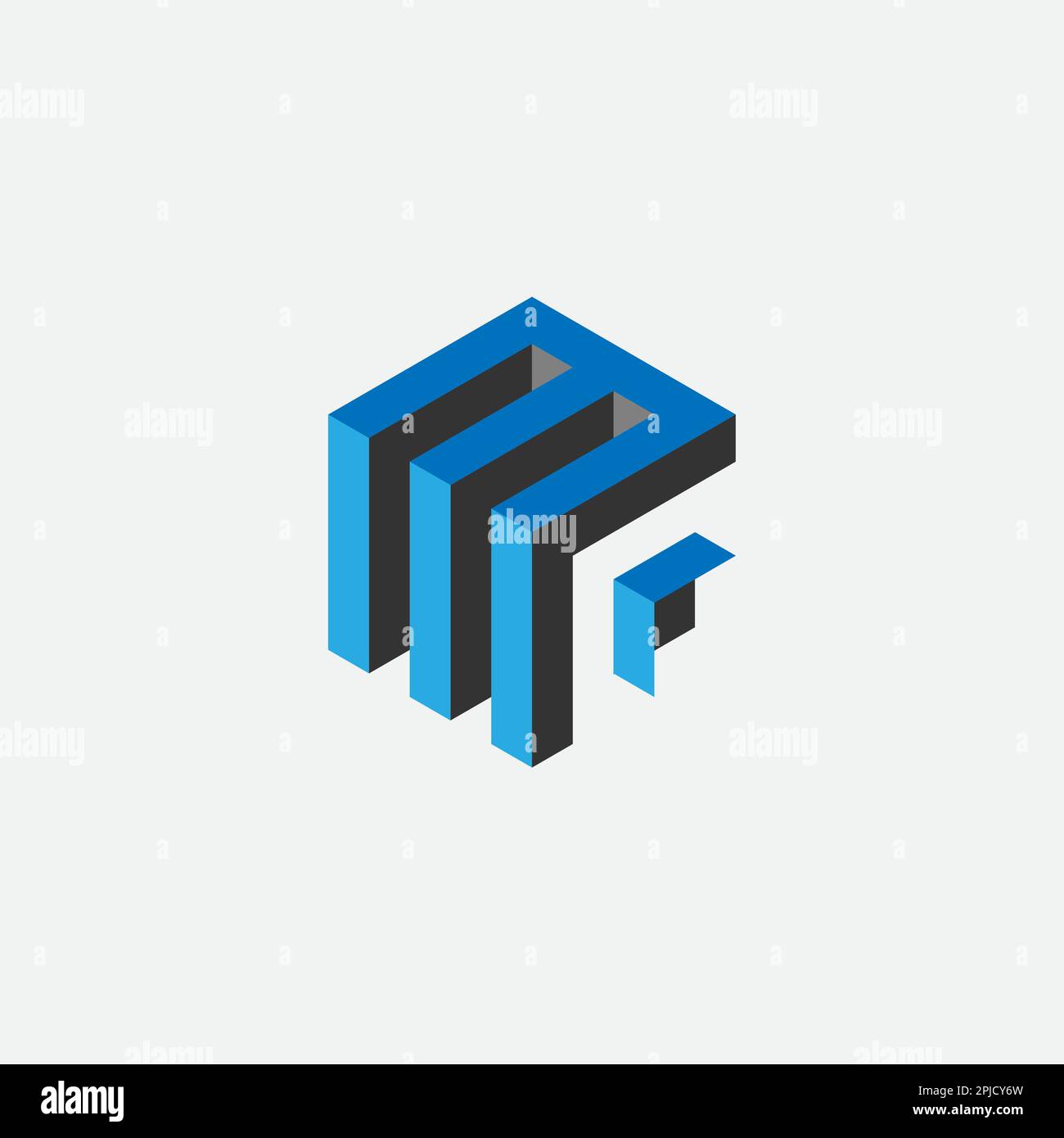 Abstract business design template logo icon with letter M. Vector color ...