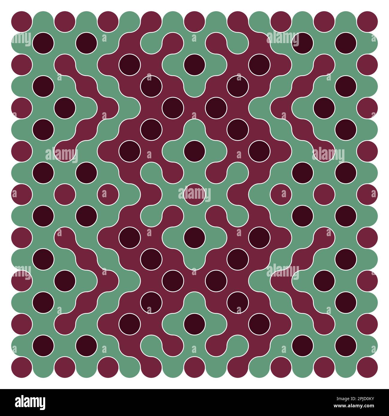 Random color rounded truchet tiling illustration Stock Vector Image ...