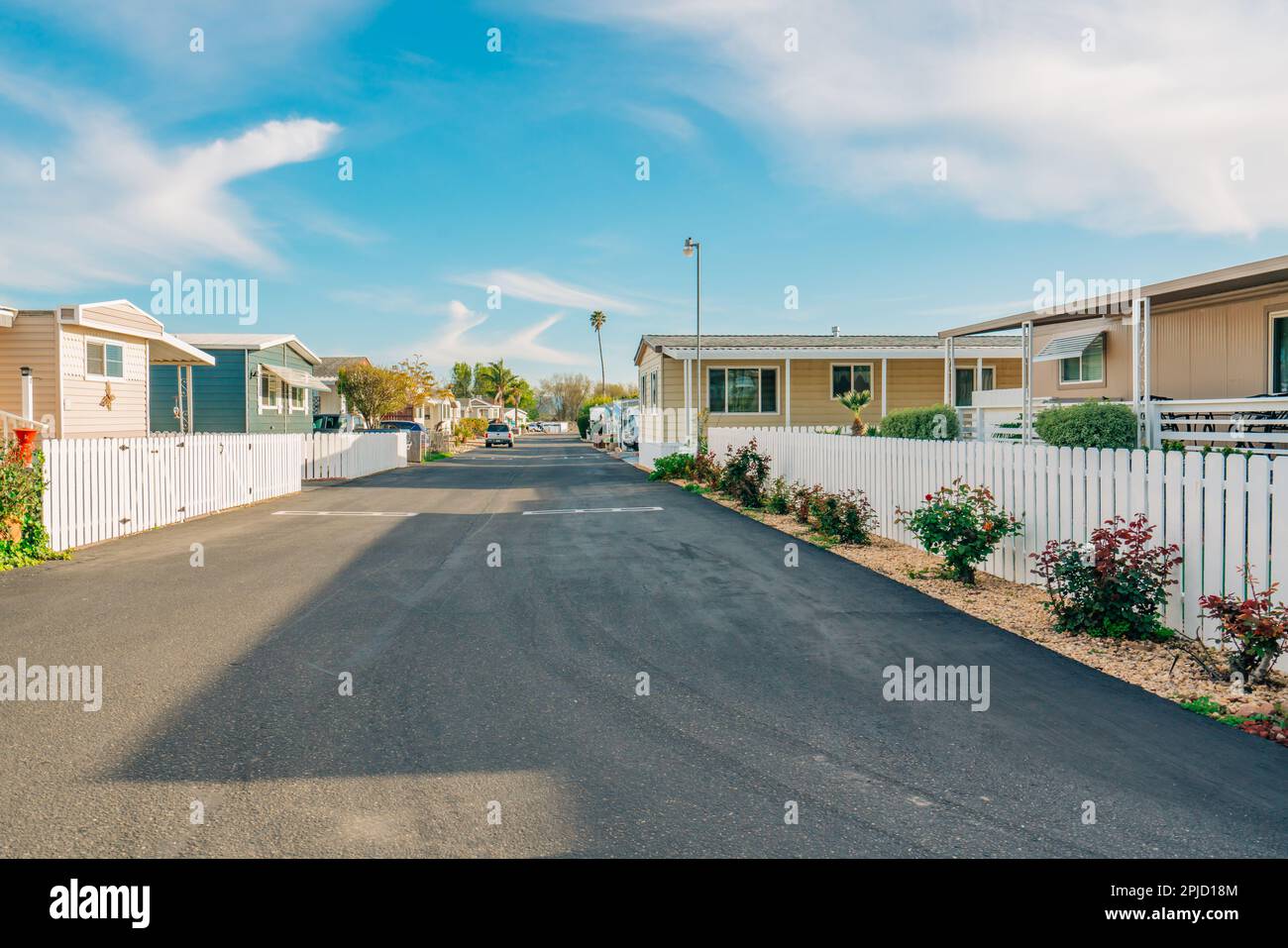 Mobile home park, age-restricted (55+) community in small beach town in ...