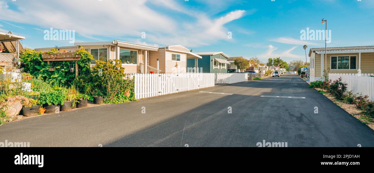 Mobile home park, age-restricted (55+) community in small beach town in ...