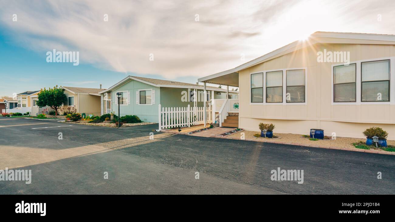 Mobile home park, age-restricted (55+) community in small beach town in ...