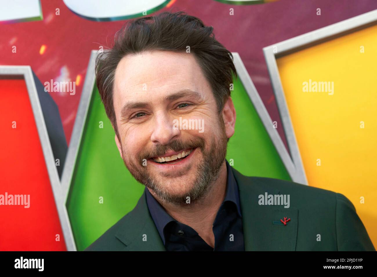 Charlie Day arrives at the premiere of "The Super Mario Bros. Movie ...