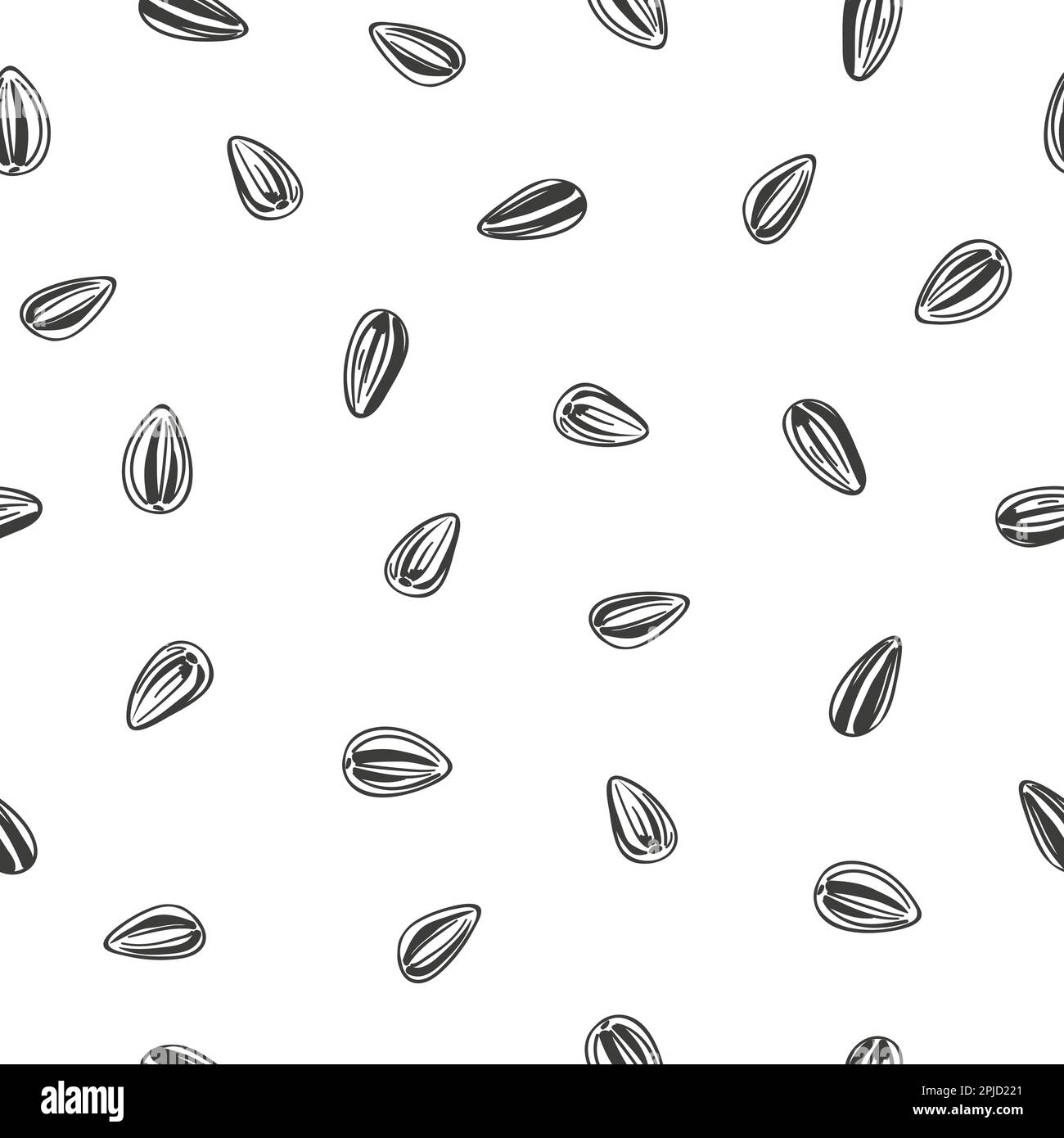 Sunflower seeds texture Stock Vector Images - Alamy