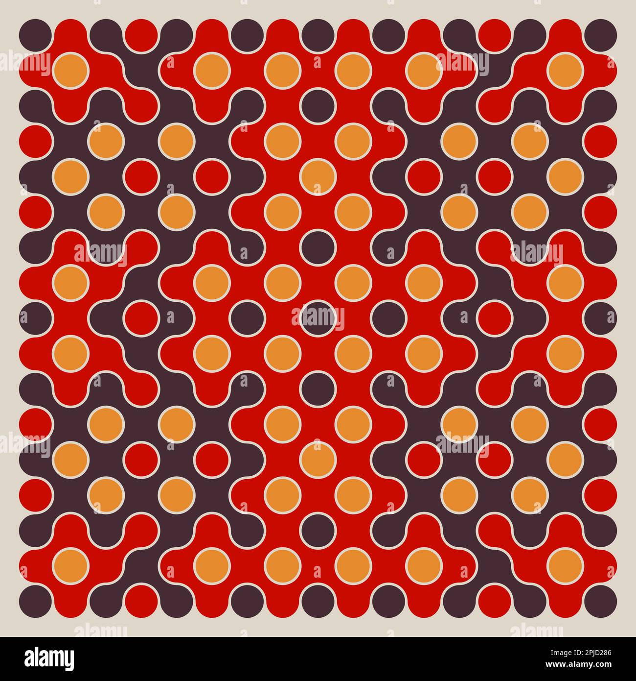 Random color rounded truchet tiling illustration Stock Vector Image ...