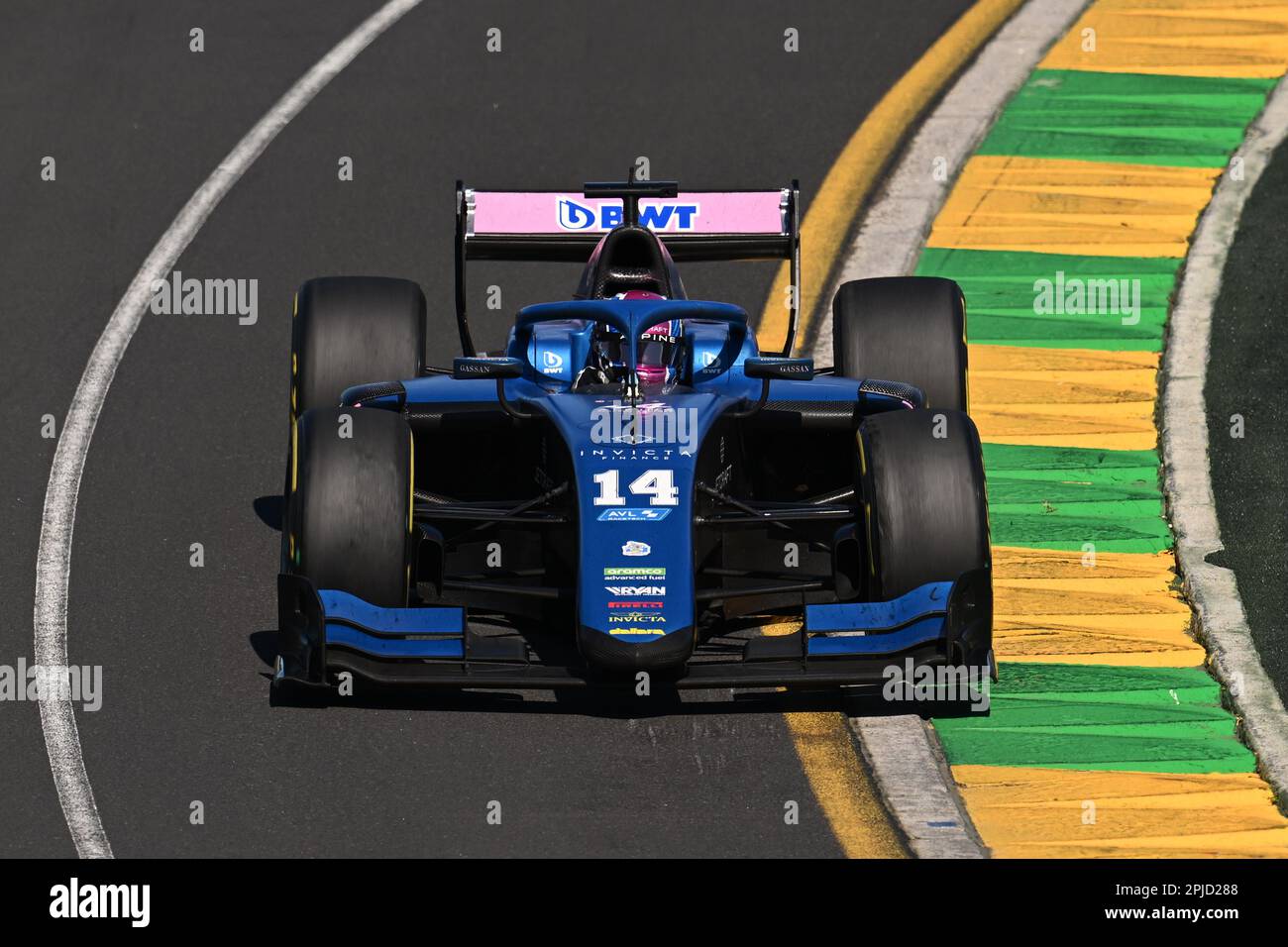 Australian Jack Doohan drives the Invicta Virtuosi Racing car during ...