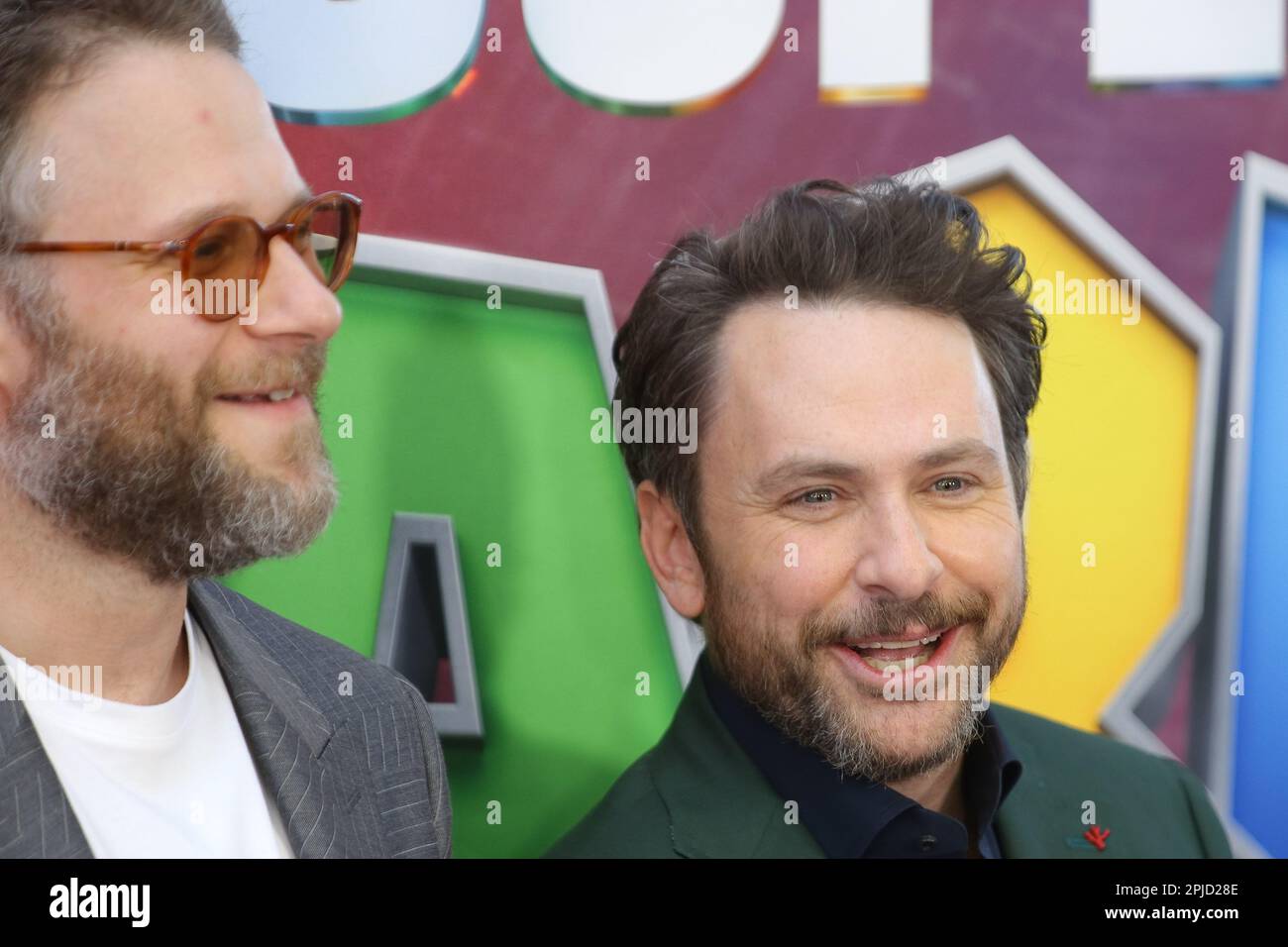 Los Angeles, USA. 02nd Apr, 2023. Seth Rogan, Charlie Day at "The Super ...