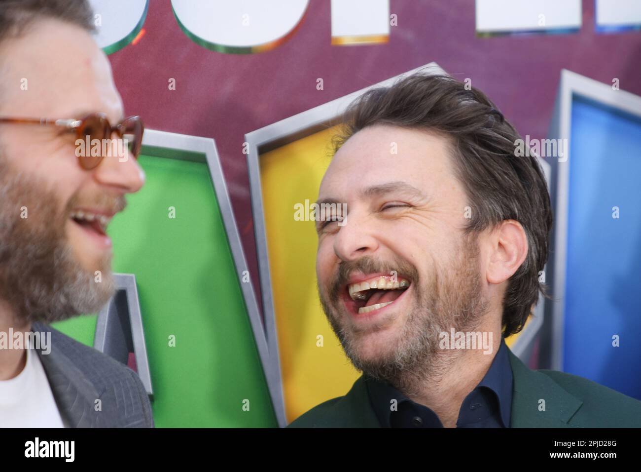 Los Angeles, USA. 02nd Apr, 2023. Seth Rogan, Charlie Day at "The Super ...