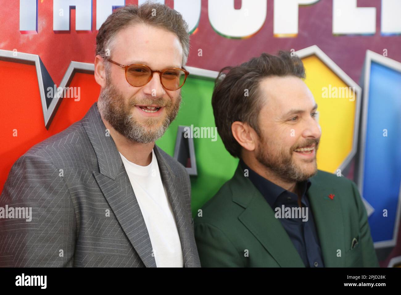 Los Angeles, USA. 02nd Apr, 2023. Seth Rogan, Charlie Day at "The Super ...