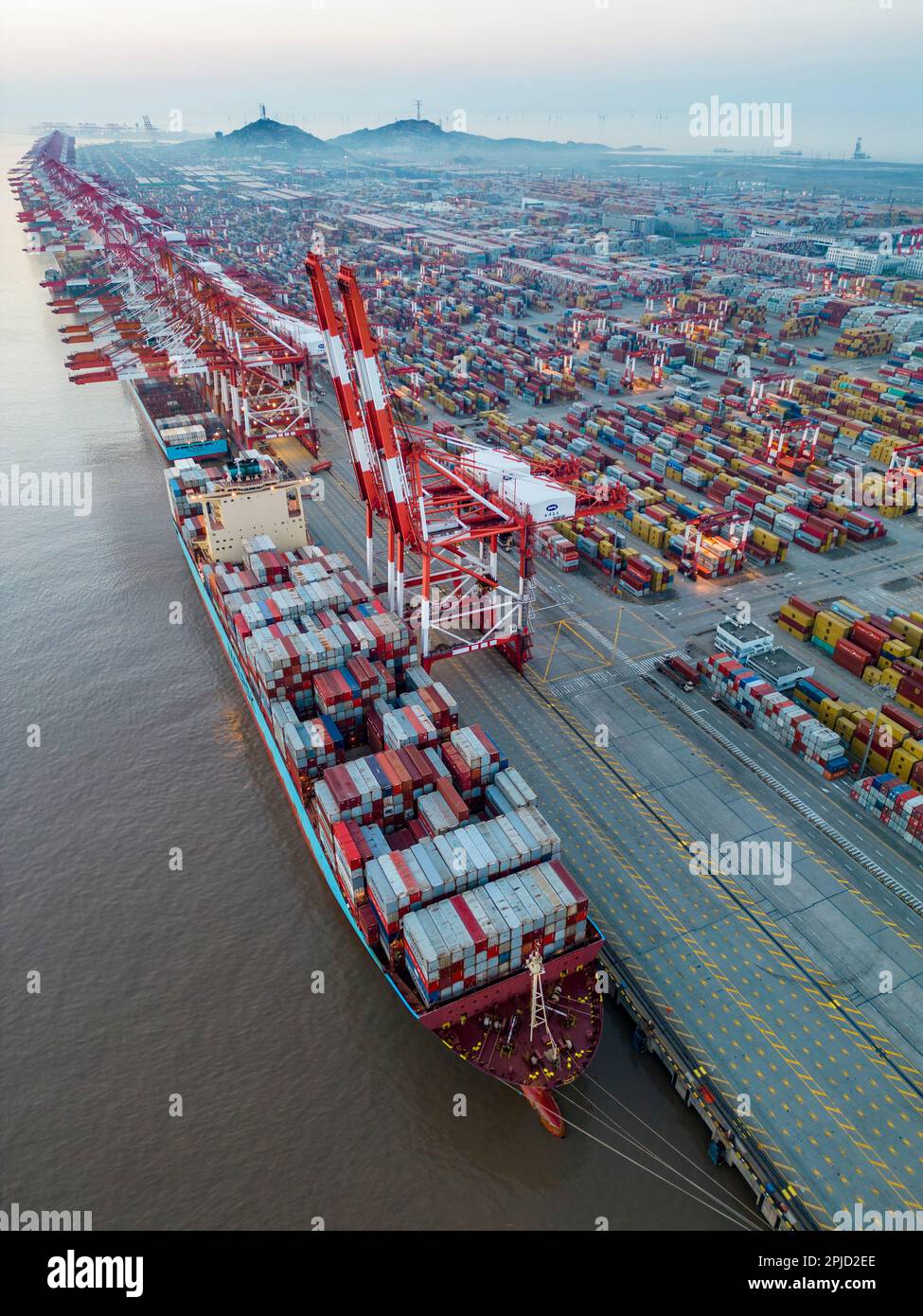 SHANGHAI, CHINA - APRIL 1, 2023 - Aerial photo taken on April 1, 2023 ...