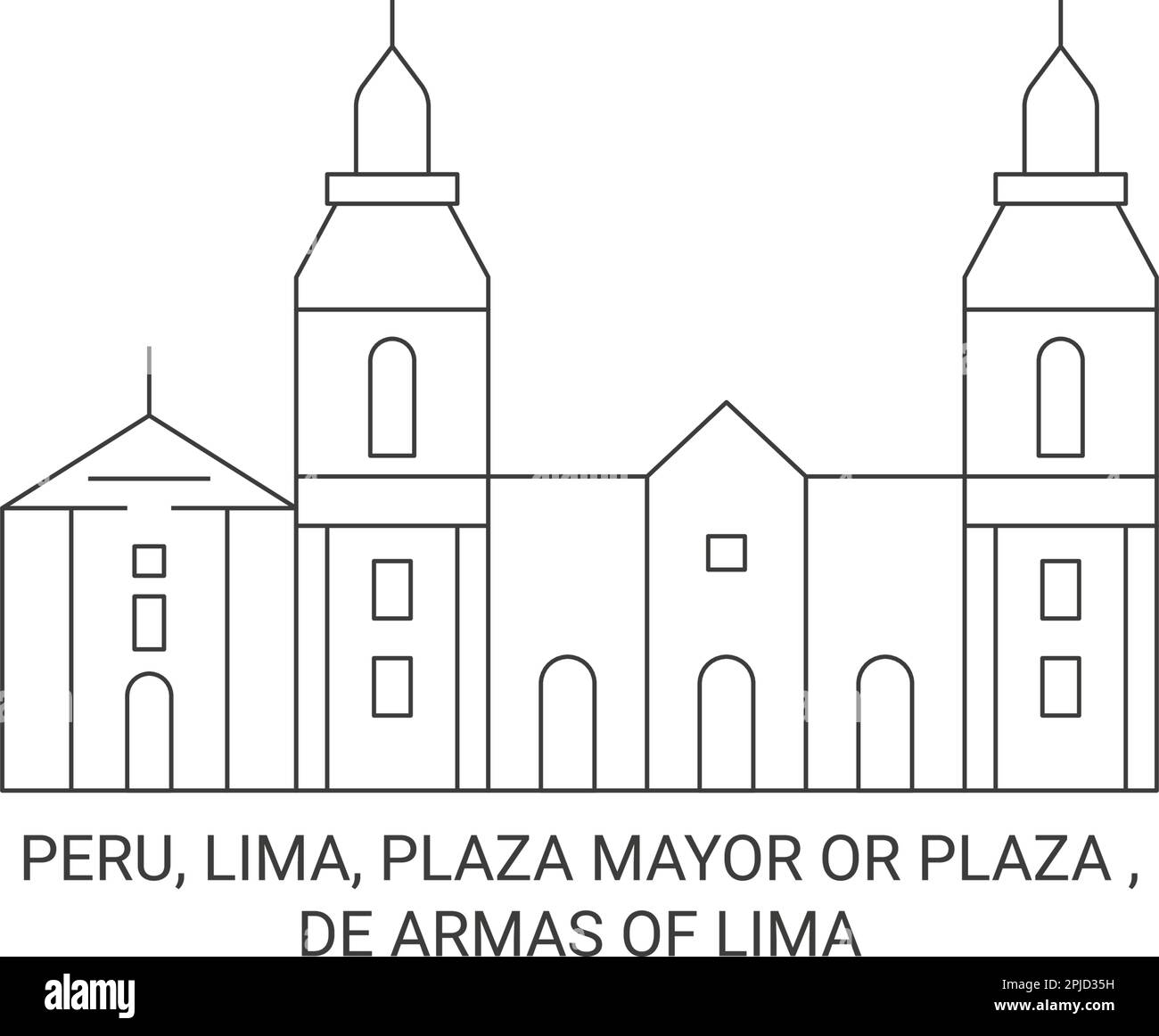 Peru, Lima, Plaza Mayor Or Plaza , De Armas Of Lima travel landmark ...