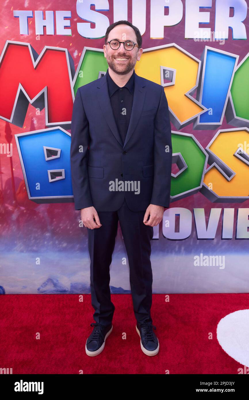 Matthew Fogel arrives at the premiere of "The Super Mario Bros. Movie ...