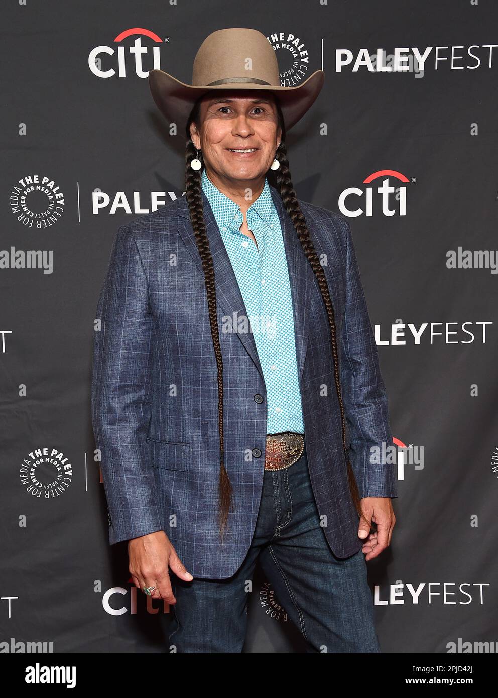 Mo Brings Plenty arriving to PaleyFest 2023: Yellowstone at Dolby Theatre on April 01, 2023 in ...