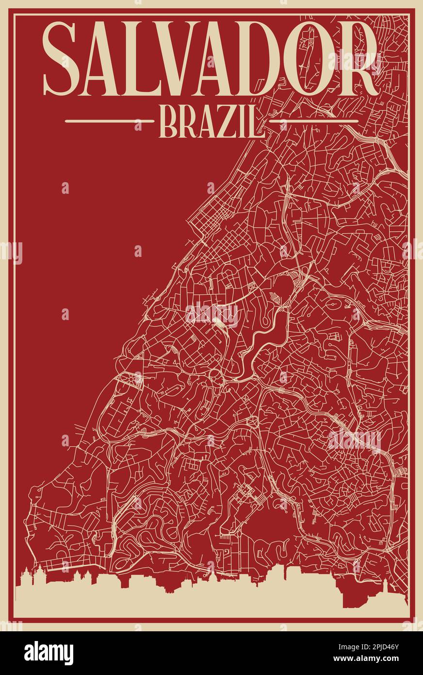 Salvador Brazil Postcards