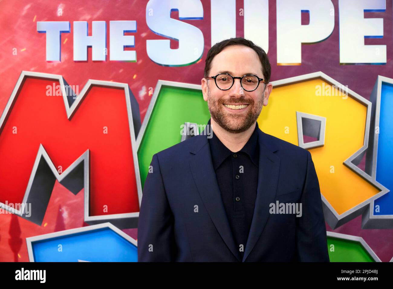 Matthew Fogel arrives at the premiere of "The Super Mario Bros. Movie ...