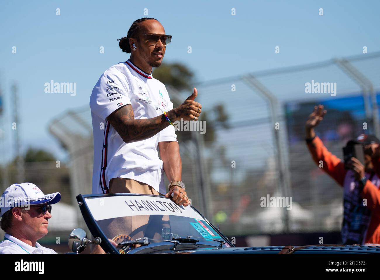 Mercedes amg petronas f1 team driver hi-res stock photography and ...
