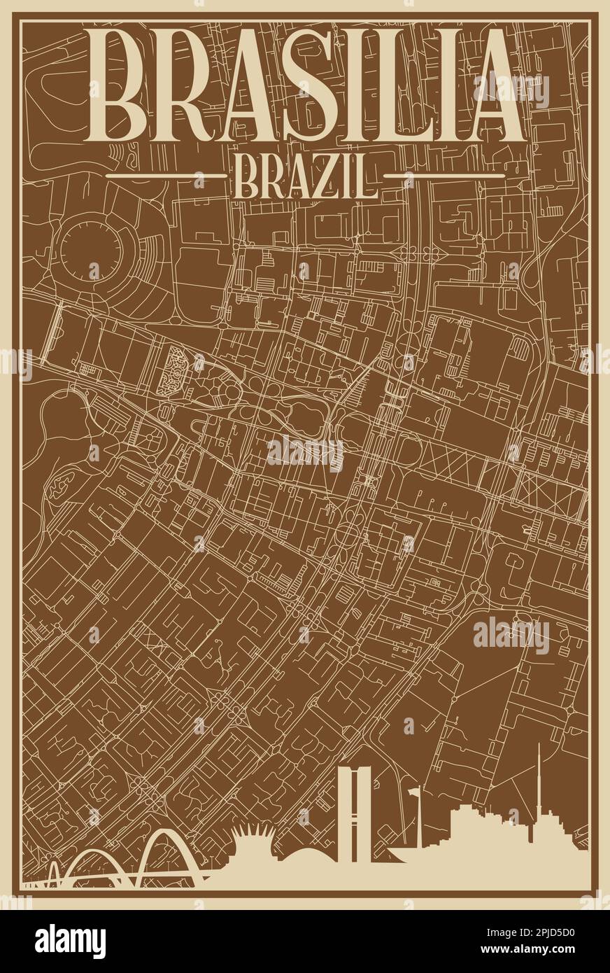 Brasilia street plan hi-res stock photography and images - Alamy