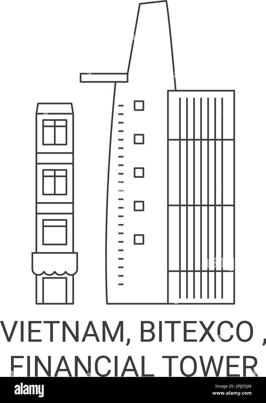 Bitexco skyscraper Stock Vector Images - Alamy