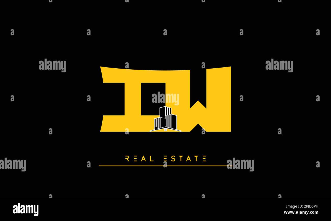 Iw real estate logo hi-res stock photography and images - Alamy