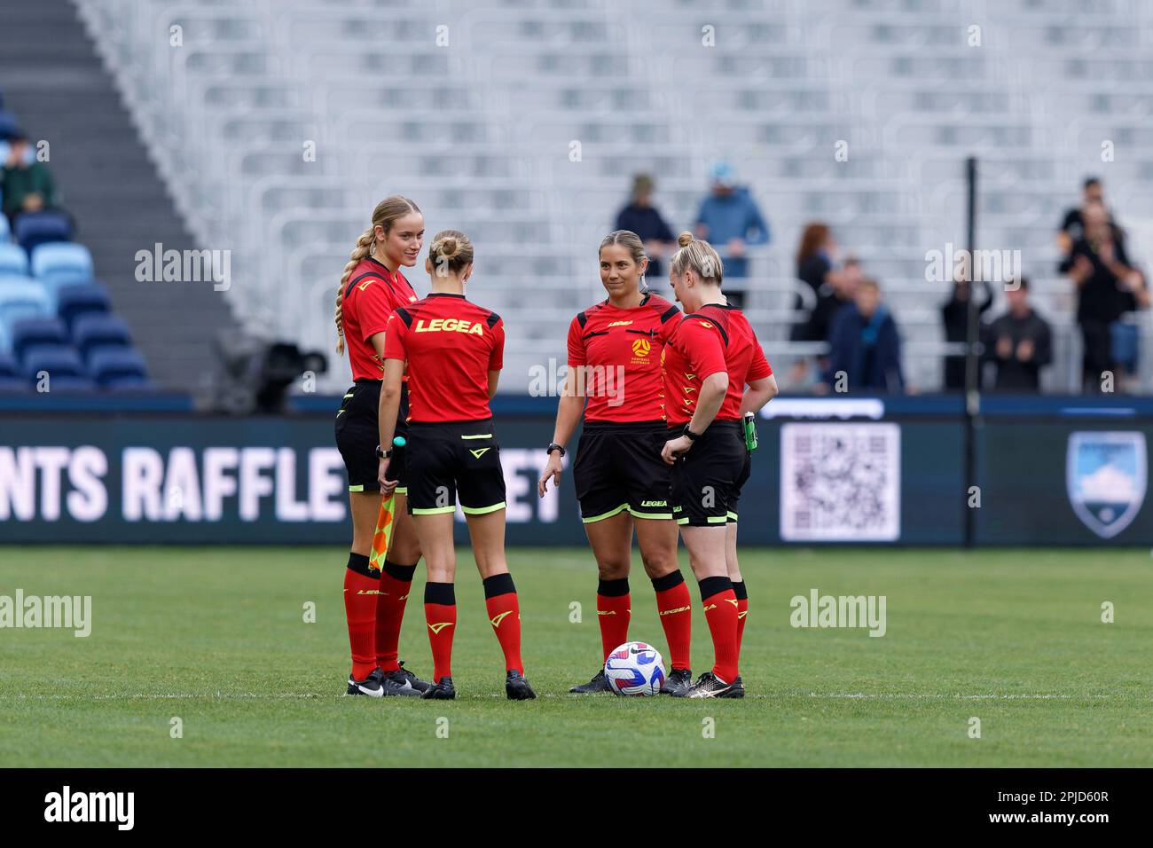 Referees, Claire Green, Maddy Allum, Kelly Jones and Isabella Blaess on ...