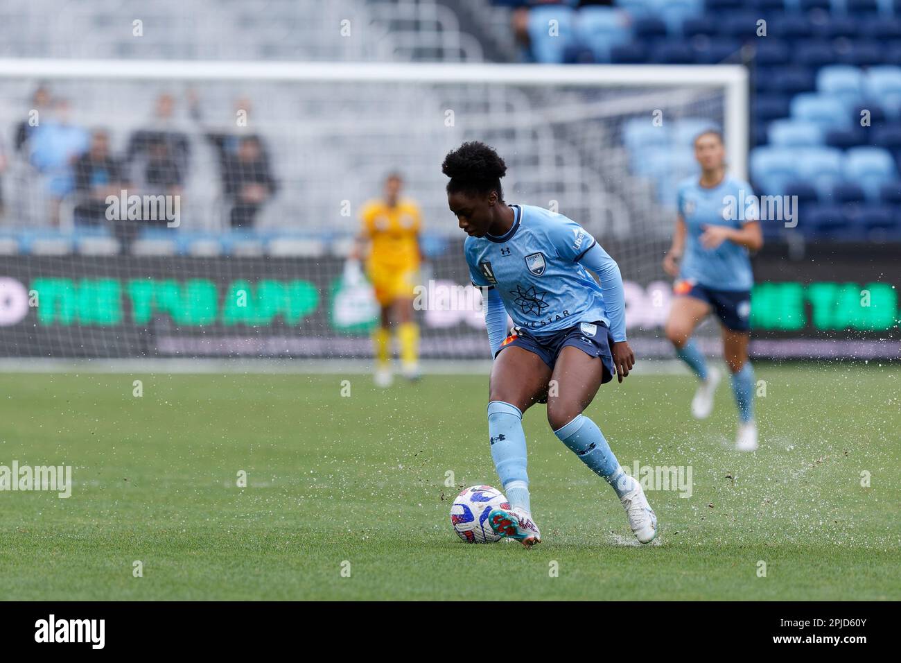 Princess Ibini-Isei of Sydney FC controls the ball during the match ...