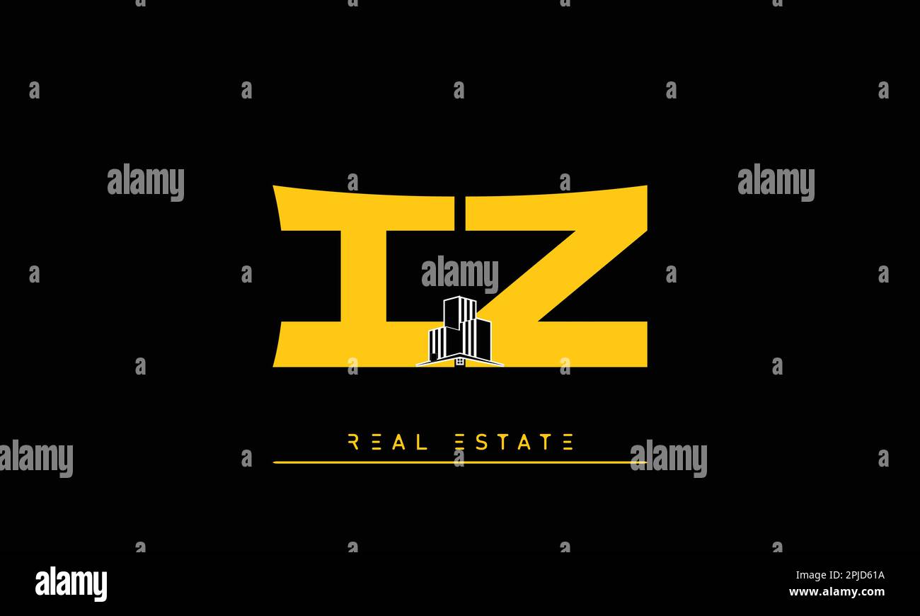 Iz real estate logo hi-res stock photography and images - Alamy