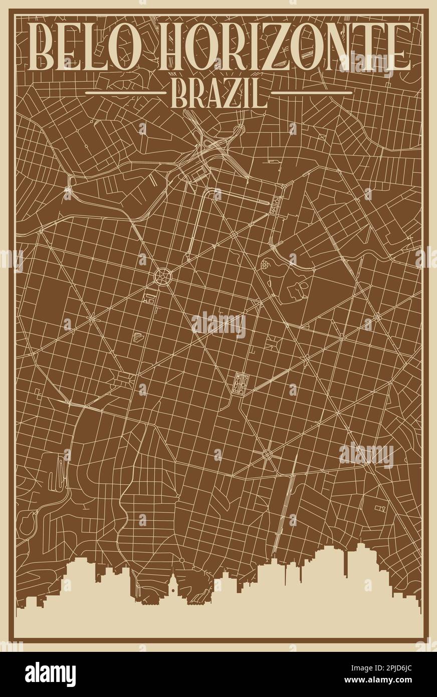 Building highway in brazil Stock Vector Images - Alamy