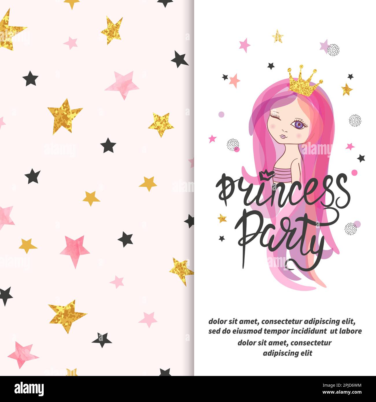 Princess Birthday Invitations Printable Cards Princess Party