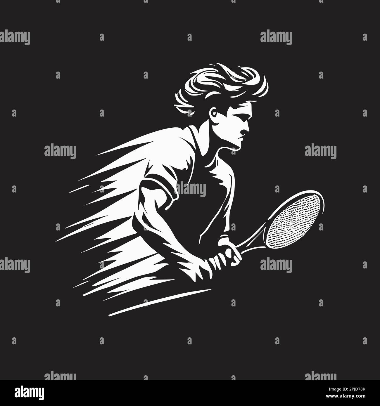 tennis player silhouette vector illustration. Tennis player movement ... tennis player silhouette vector illustration. Tennis player movement ...