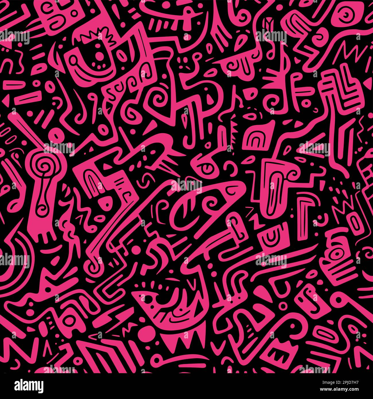 Creative background, vector illustration. Seamless pattern with ...