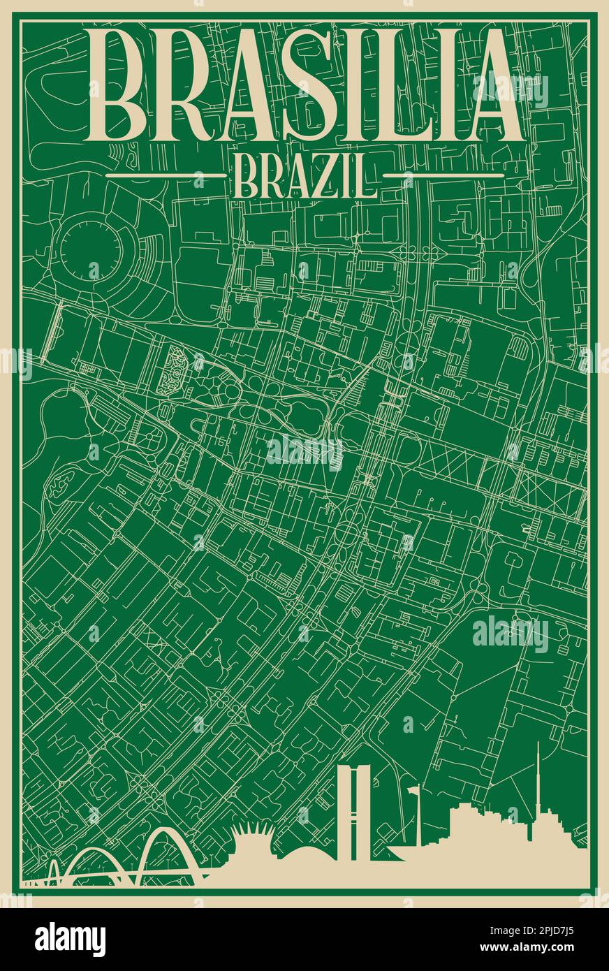 Brasilia poster hi-res stock photography and images - Alamy