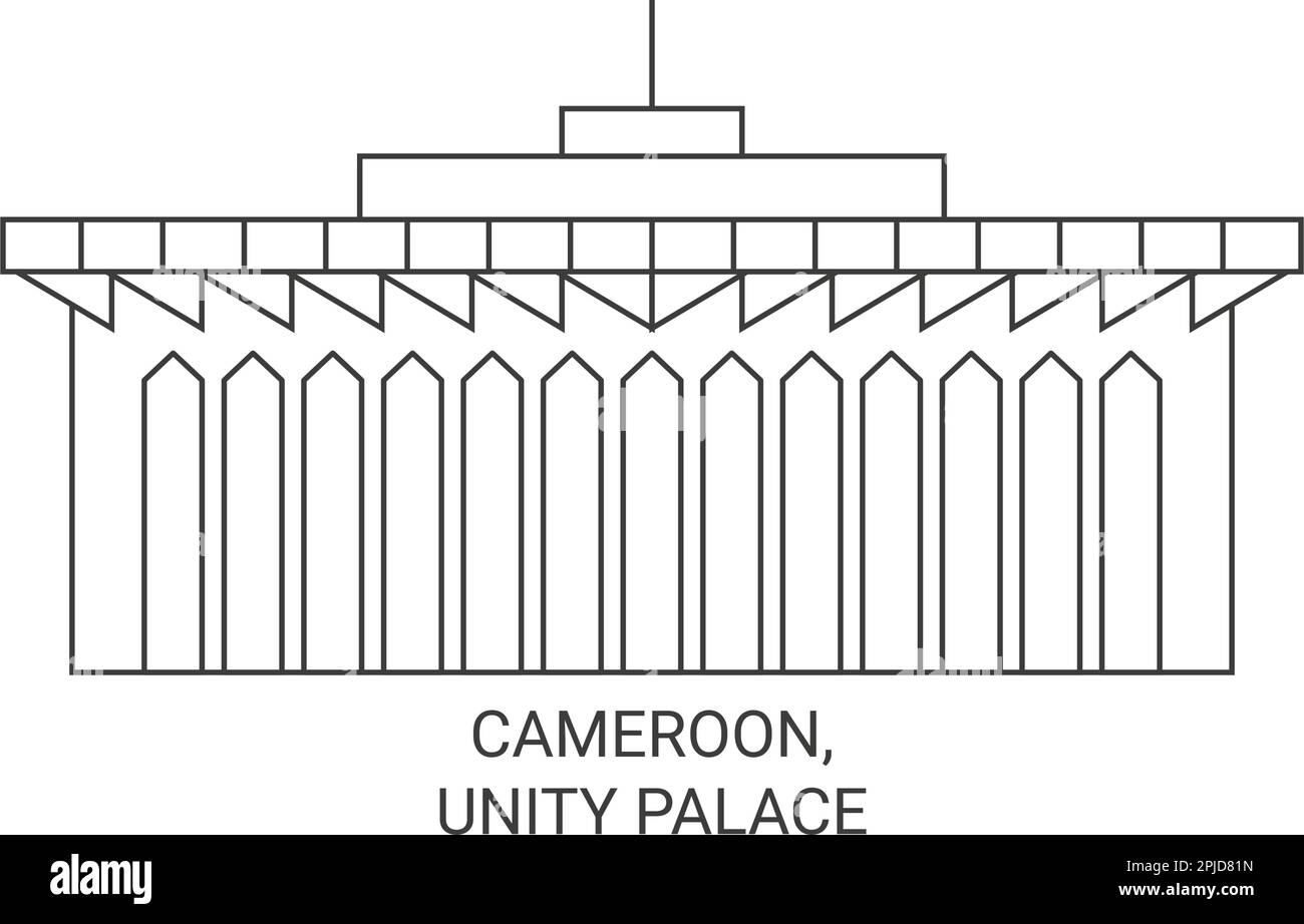 Unity palace cameroon Stock Vector Images - Alamy