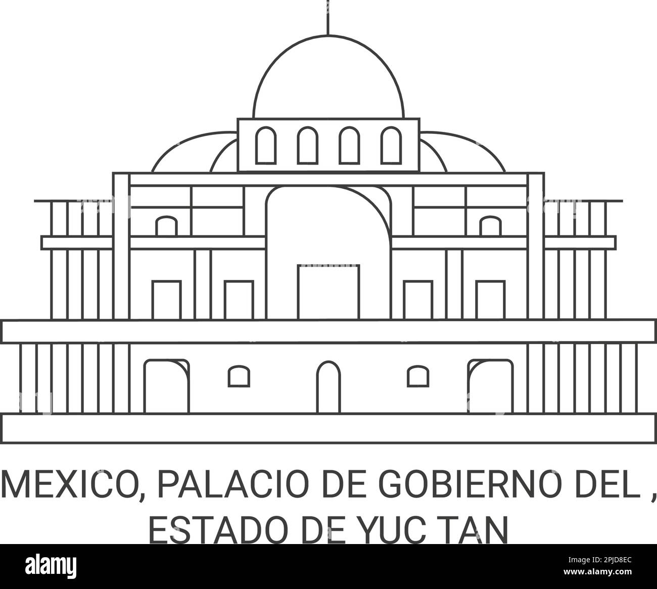 Mexico, Palacio De Gobierno Del , Estado De Yuctan travel landmark ...