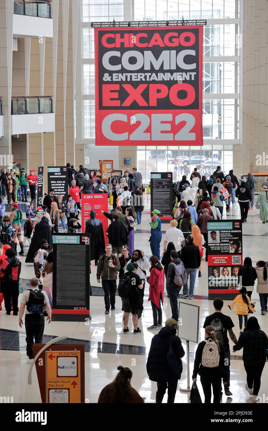 Chicago, Illinois, USA. 1st Apr, 2023. Chicago Comic & Entertainment ...