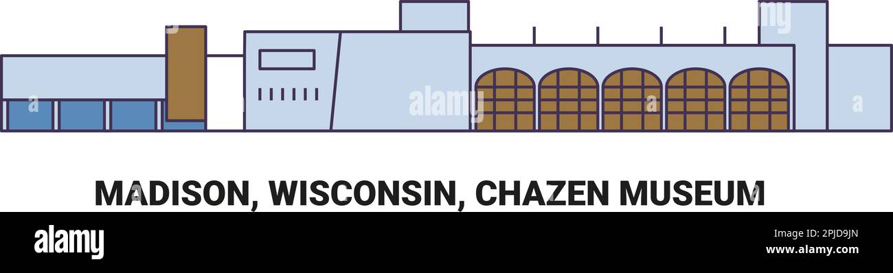 United States, Madison, Wisconsin, Chazen Museum, travel landmark ...