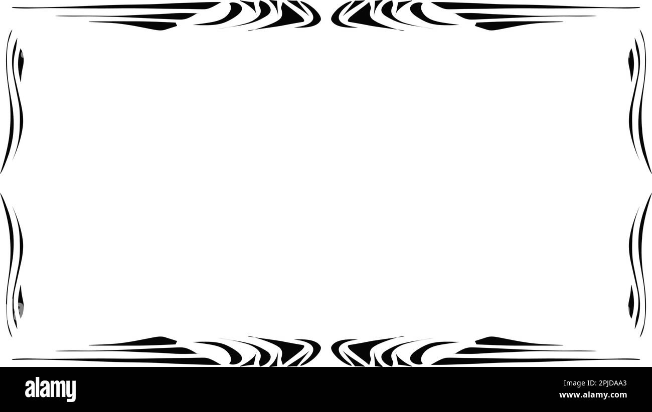 Illustration of a photo frame with a tribal design. Perfect for photo ...