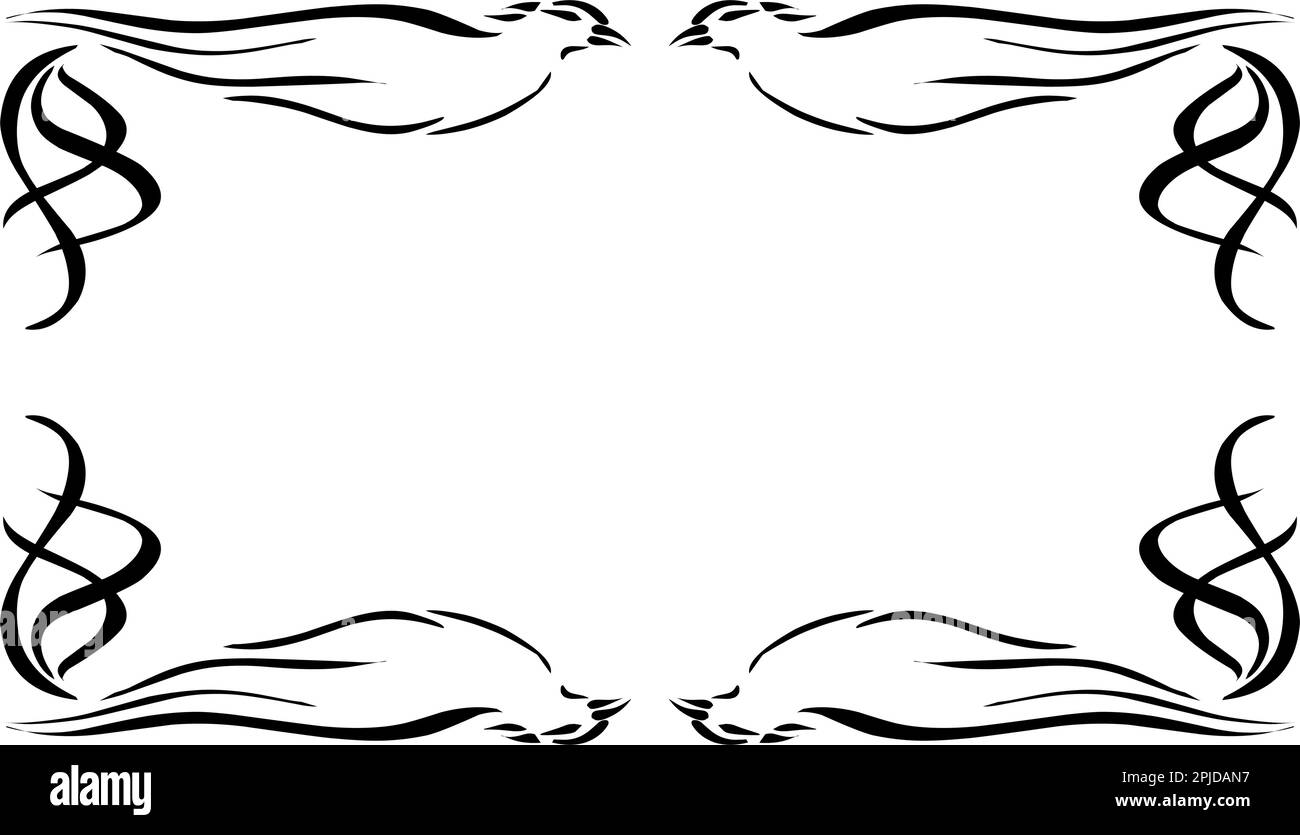 Illustration of a photo frame with a tribal design. Perfect for photo ...