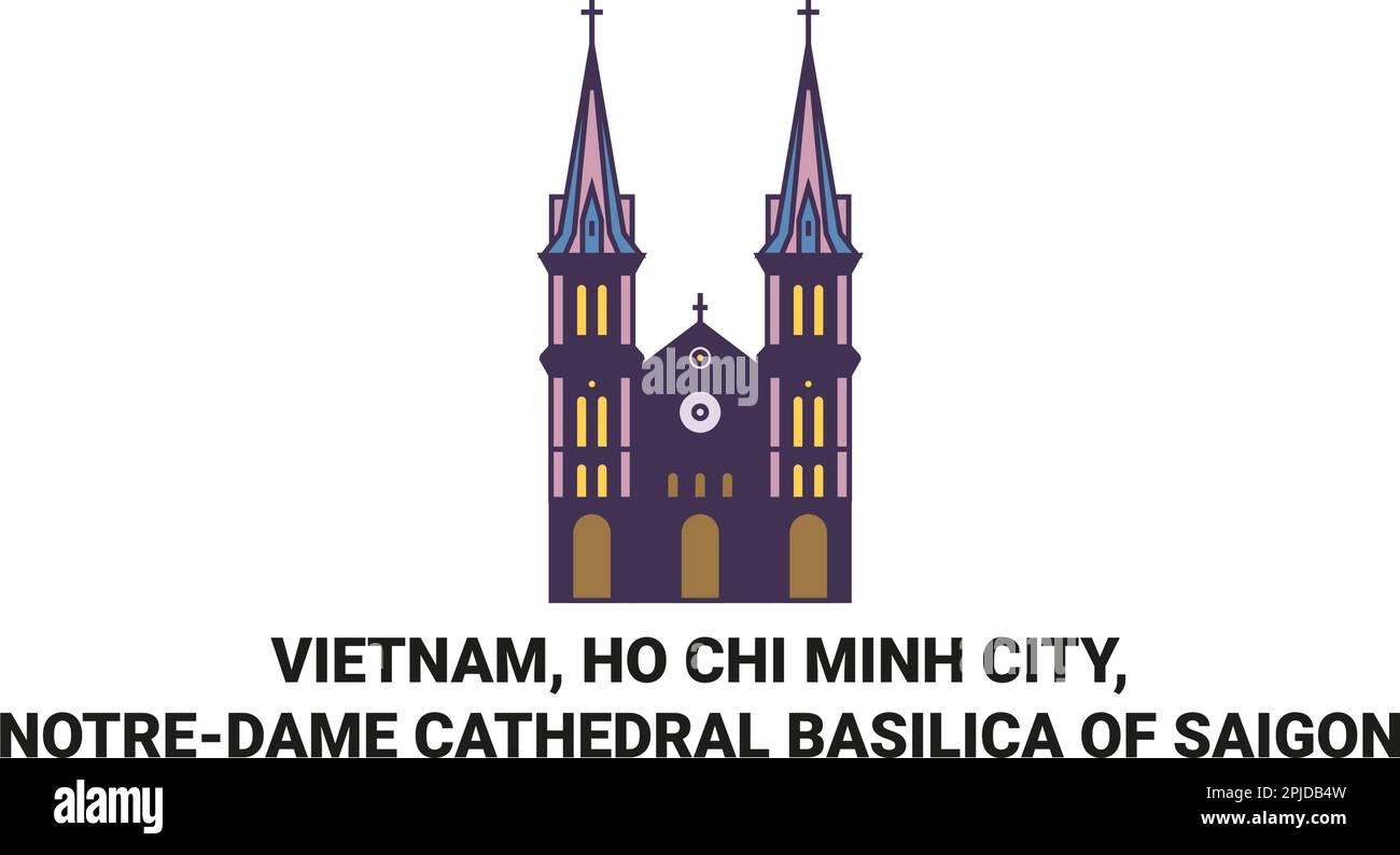 Vietnam, Ho Chi Minh City, Notredame Cathedral Basilica Of Saigon ...