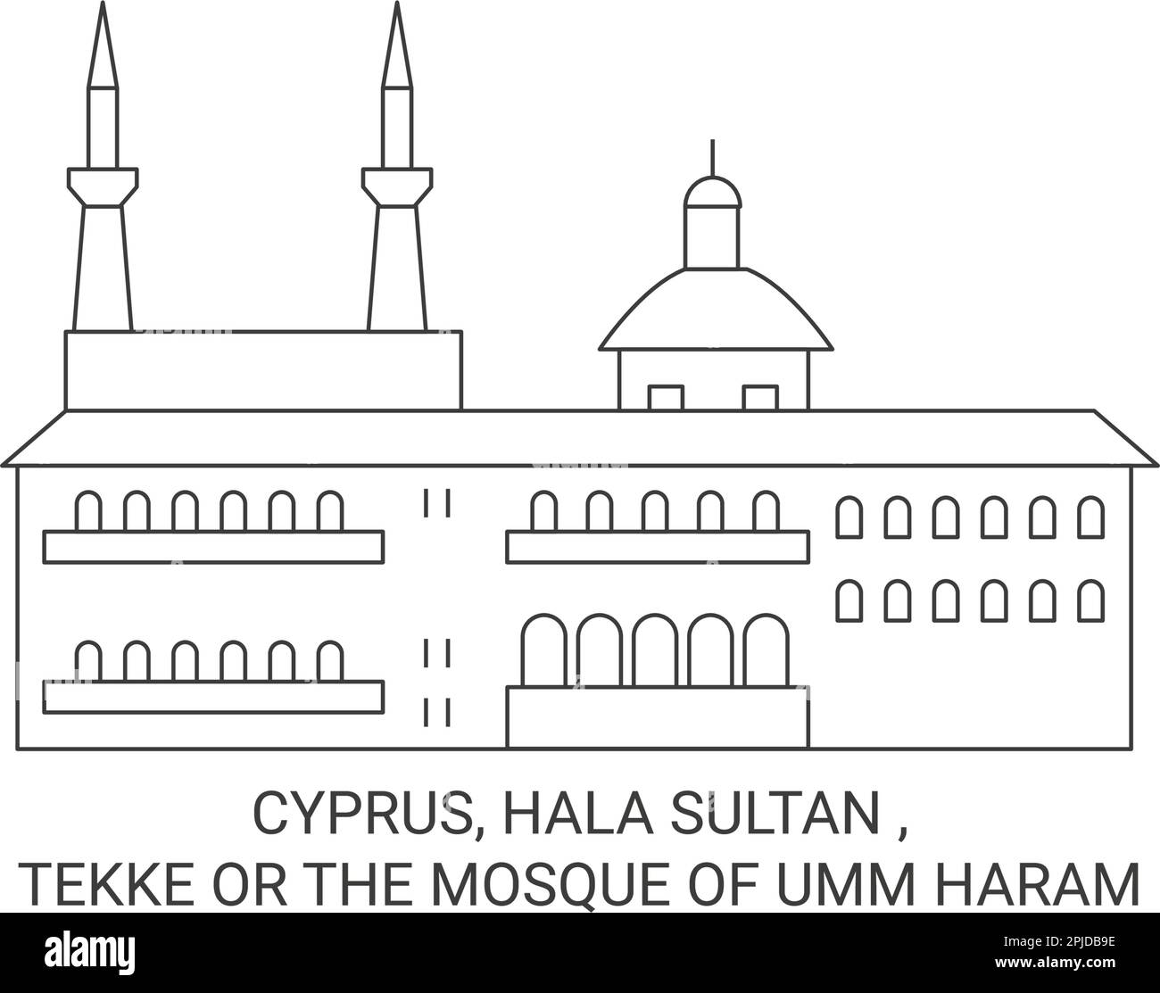 Cyprus, Hala Sultan , Tekke Or The Mosque Of Umm Haram travel landmark ...