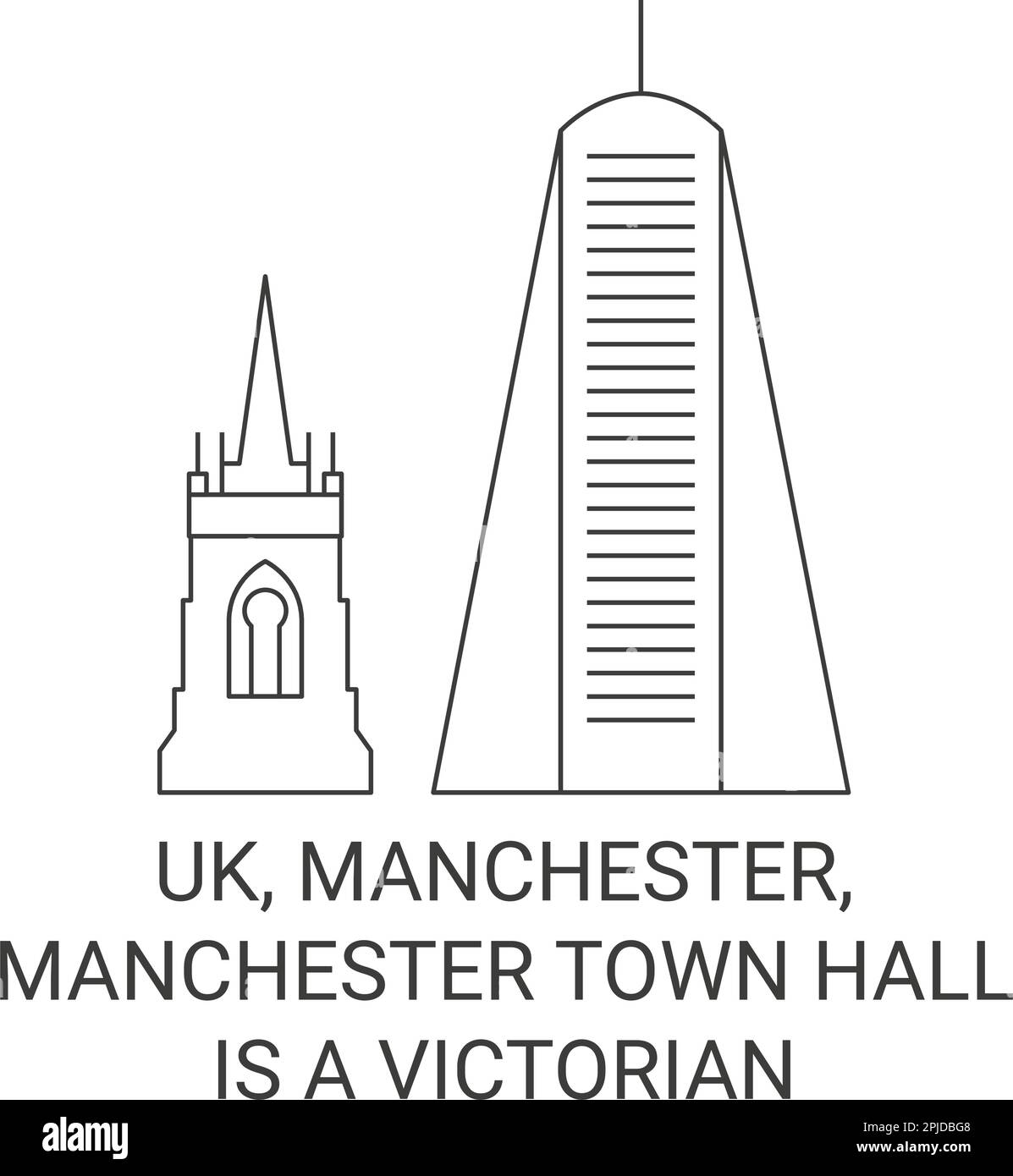 Victorian manchester illustration Stock Vector Images - Alamy