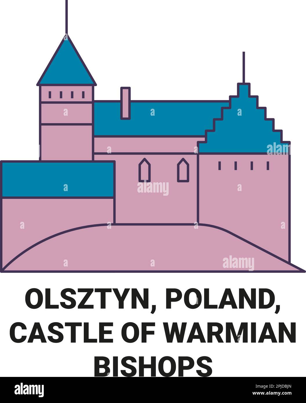 Olsztyn castle Stock Vector Images - Alamy