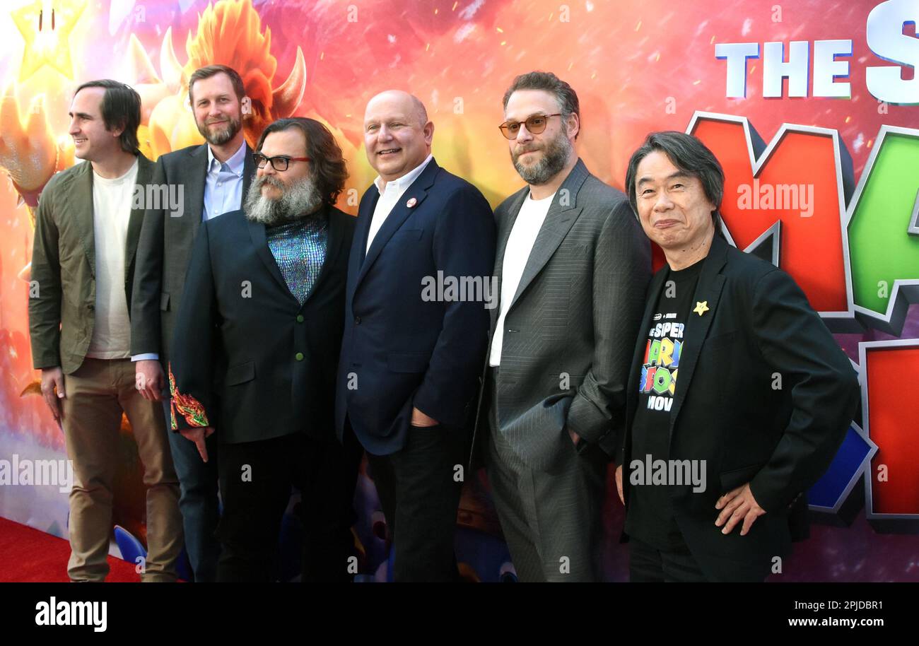 Los Angeles, California, USA 1st April 2023 (L-R) Director Michael ...