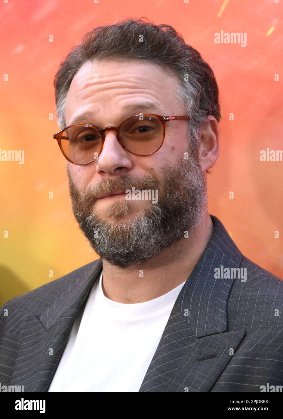 Los Angeles, California, USA 1st April 2023 Actor Seth Rogen attends a ...