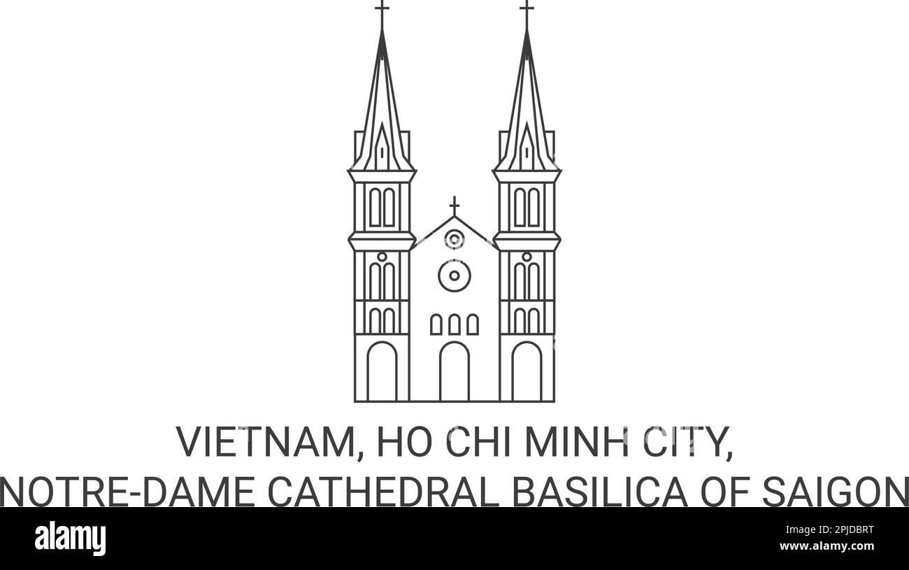 Vietnam, Ho Chi Minh City, Notredame Cathedral Basilica Of Saigon ...