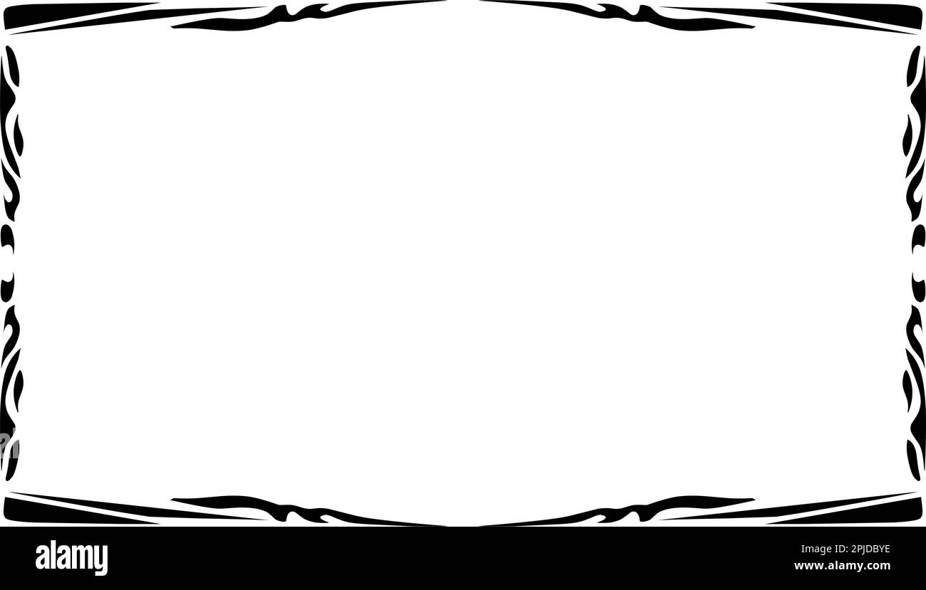 Illustration of a photo frame with a tribal design. Perfect for photo ...