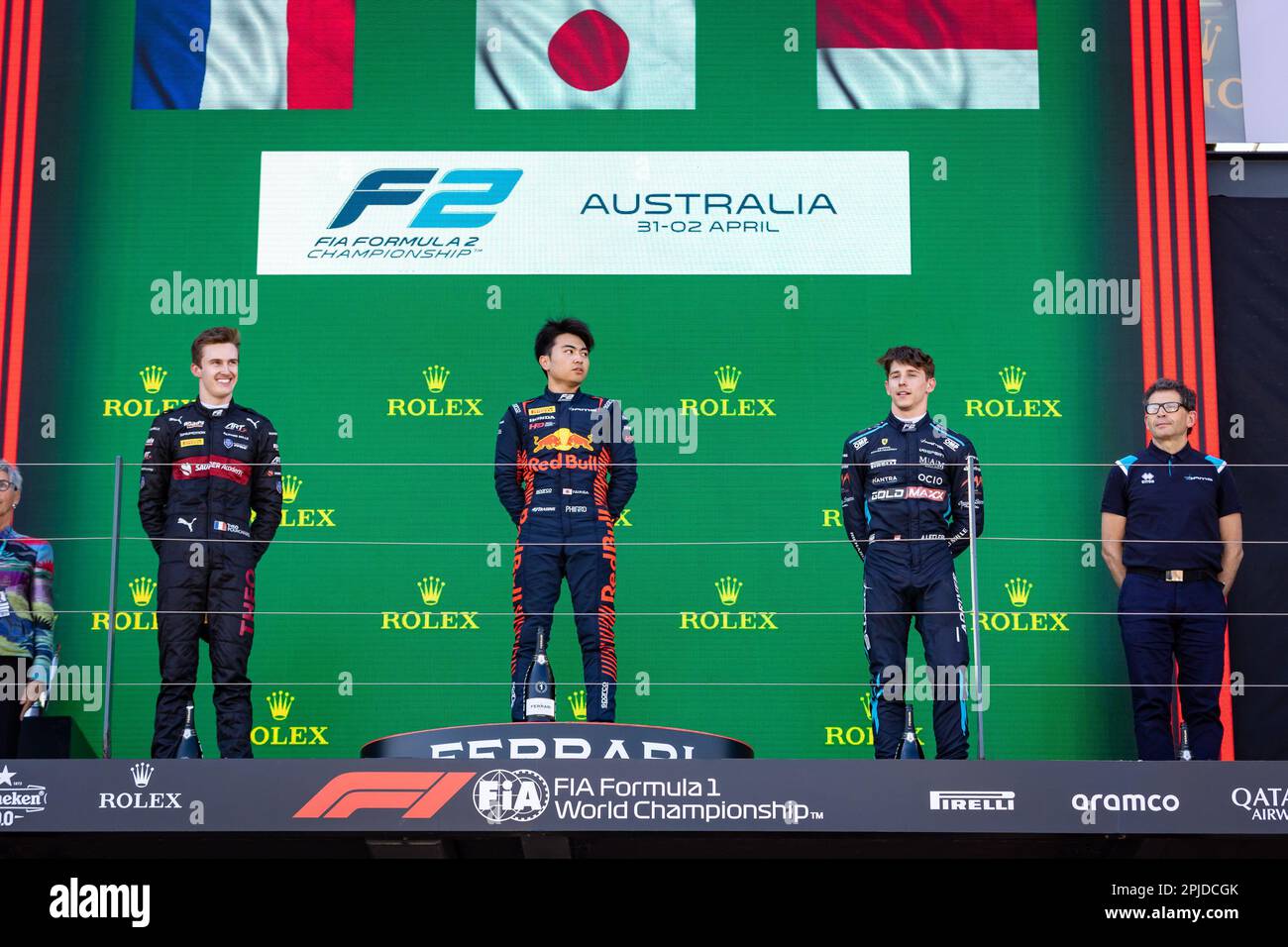 Formula 2 podium for arthur leclerc hi-res stock photography and images ...